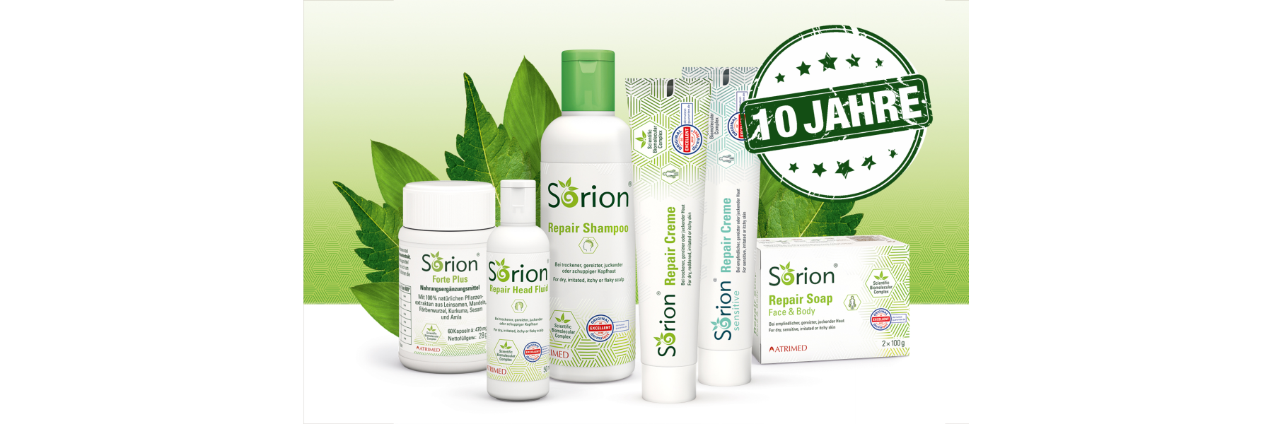 Sorion Repair Creme Firmenjubiläum 10 Jahre Ruehe Healthcare GmbH